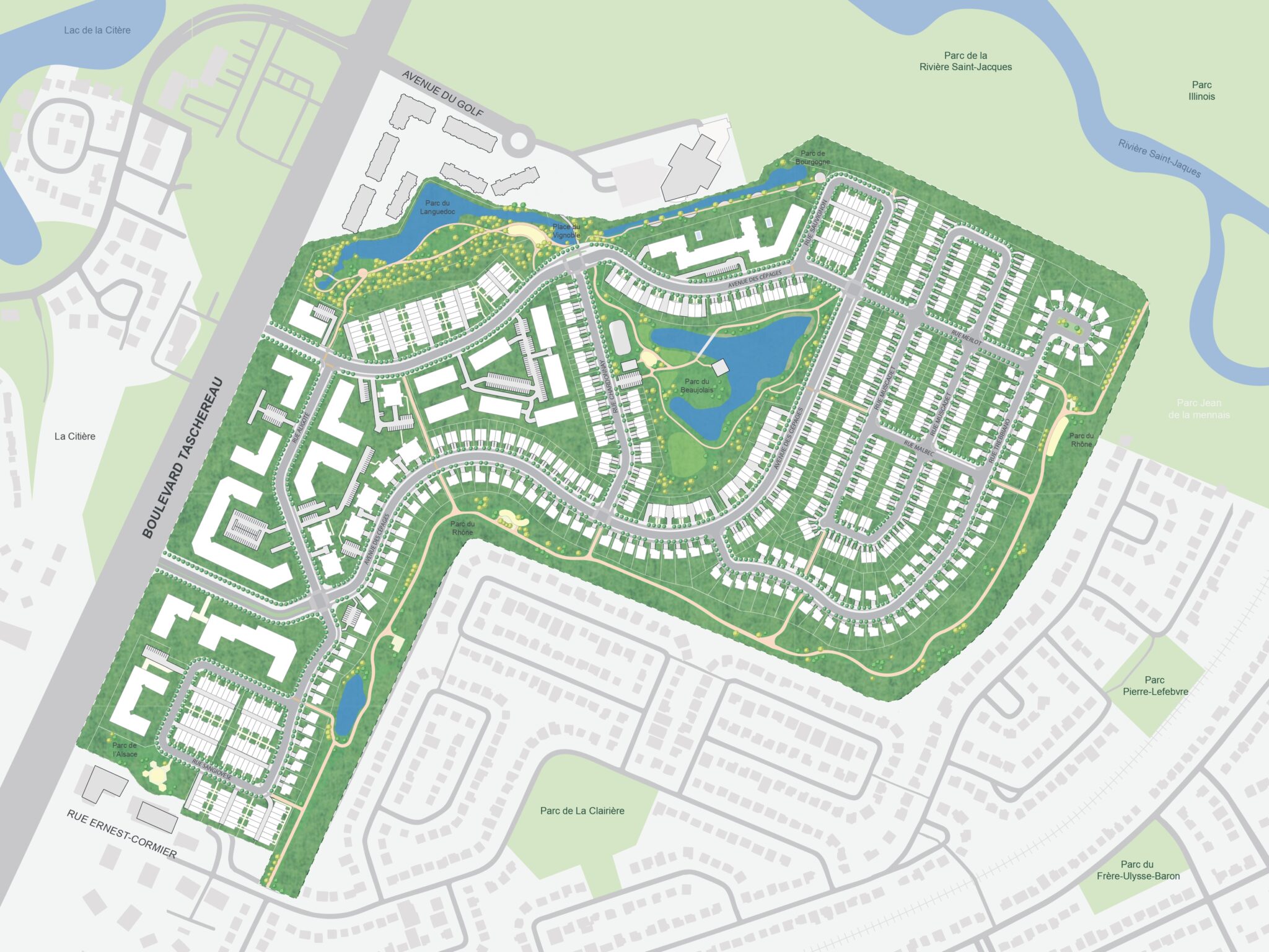 La Prairie sur le Lac – Maisons de ville - E2 Immobilier